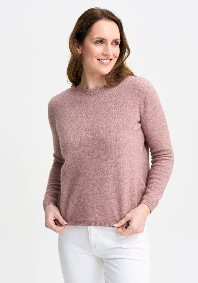 Merinomink Mia Crew Sweater in Merino Wool and Possum Fur – Wools of Wanaka