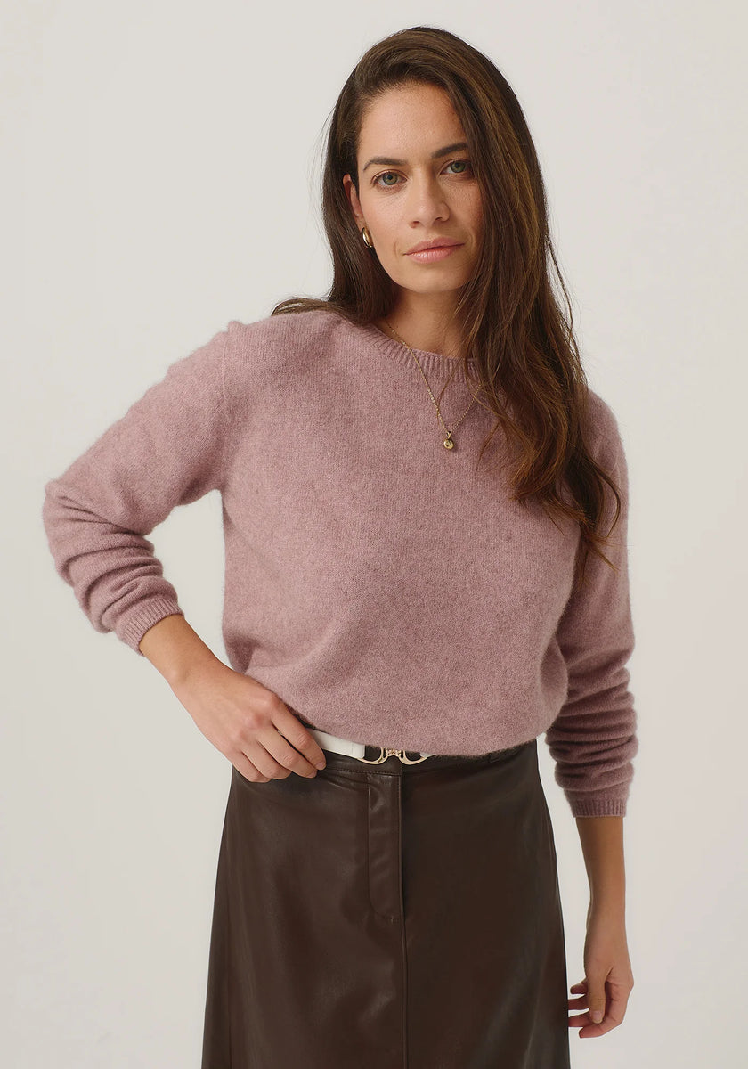Merinomink Mia Crew Sweater in Merino Wool and Possum Fur – Wools of Wanaka